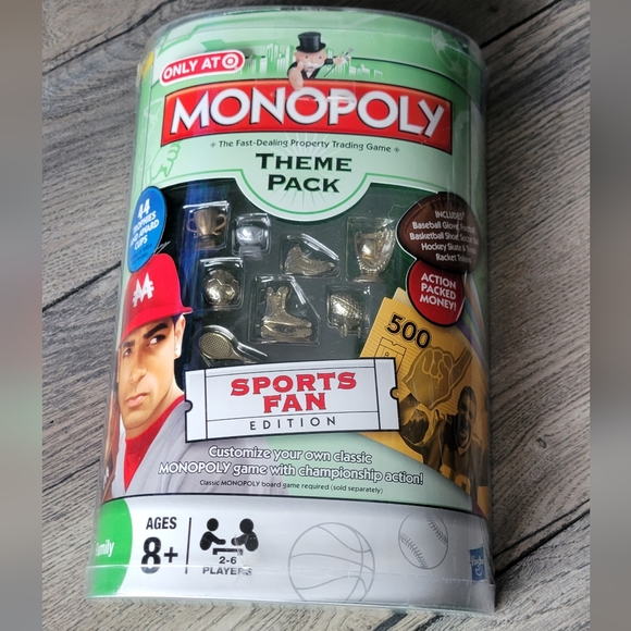 Hasbro | Games | Monopoly Sports Fan Theme Pack | Poshmark